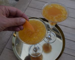 Amaretto Fizz Cocktail recipe from Lucy Loves Food Blog